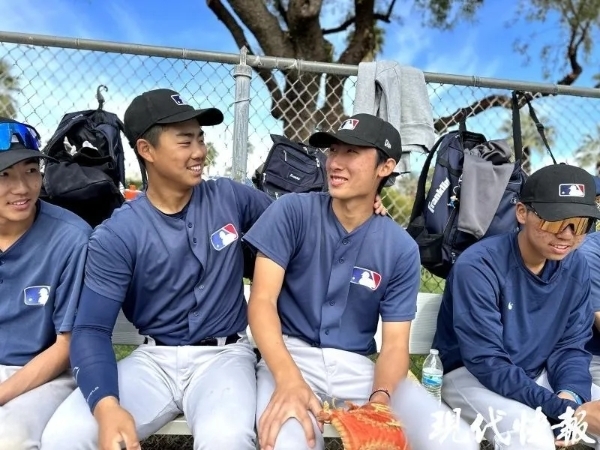 Jiangsu youths compete in USA summer baseball league_inJiangsu